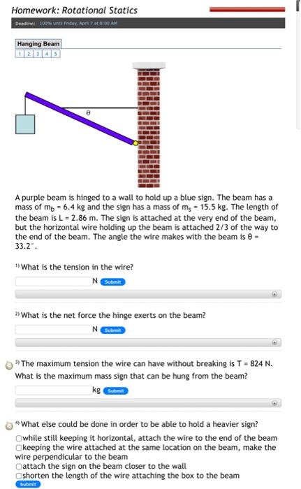 Rotational Statics