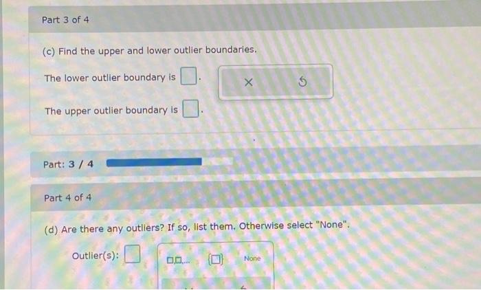 (a) Find the first and third quartiles of these data. | Chegg.com