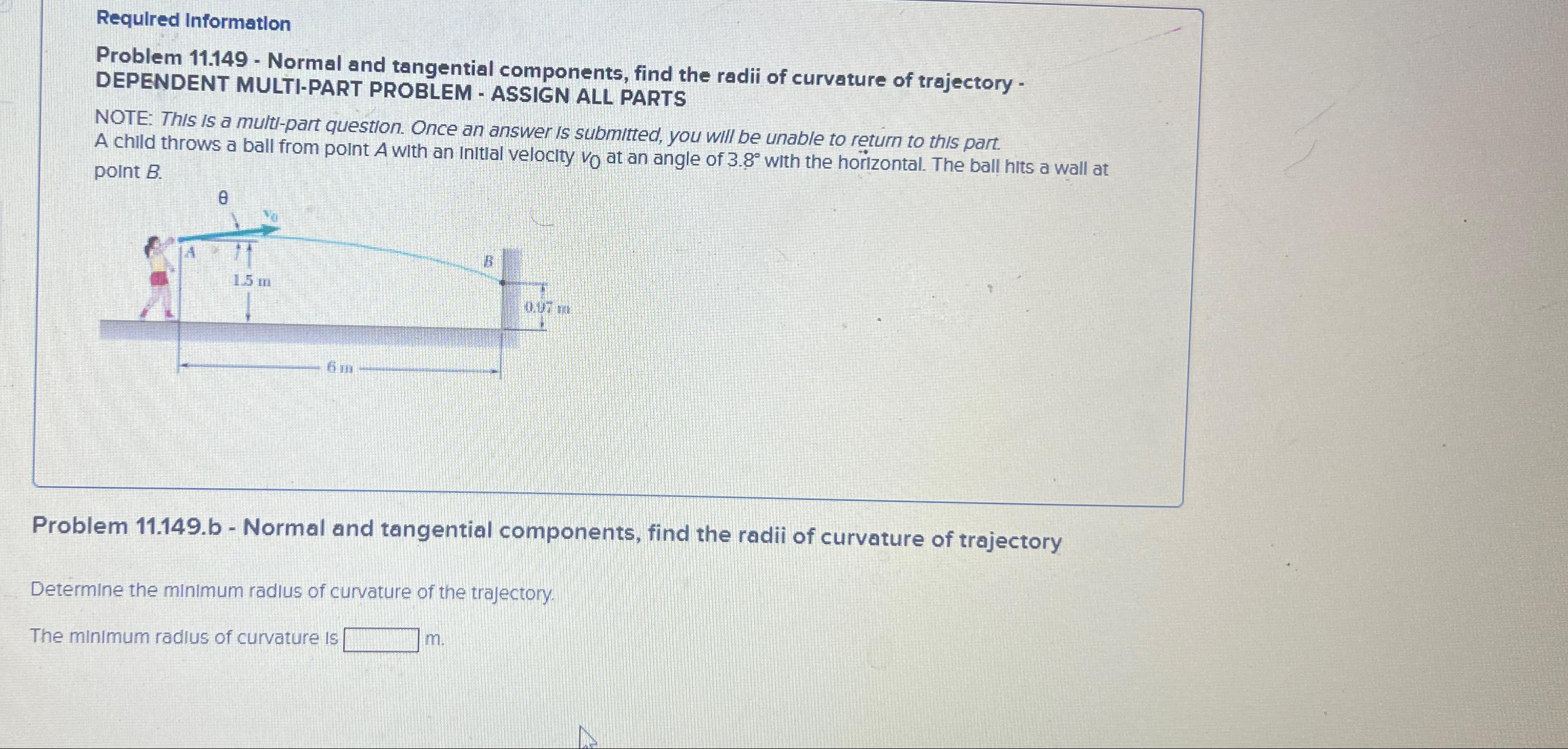 Solved Required InformationProblem 11.149 - ﻿Normal and | Chegg.com