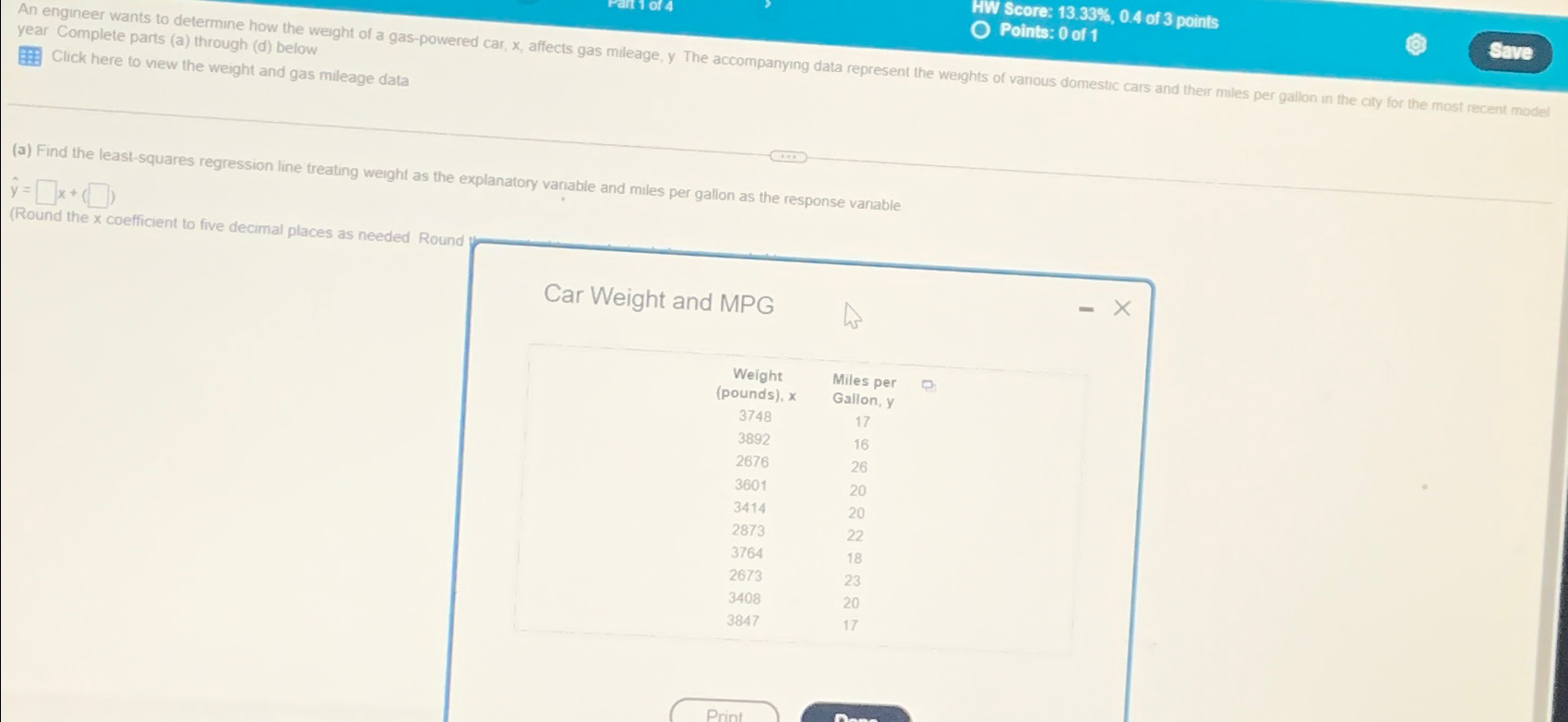 Solved year Complete parts (a) ﻿through (d) ﻿belowPoints: 0 | Chegg.com