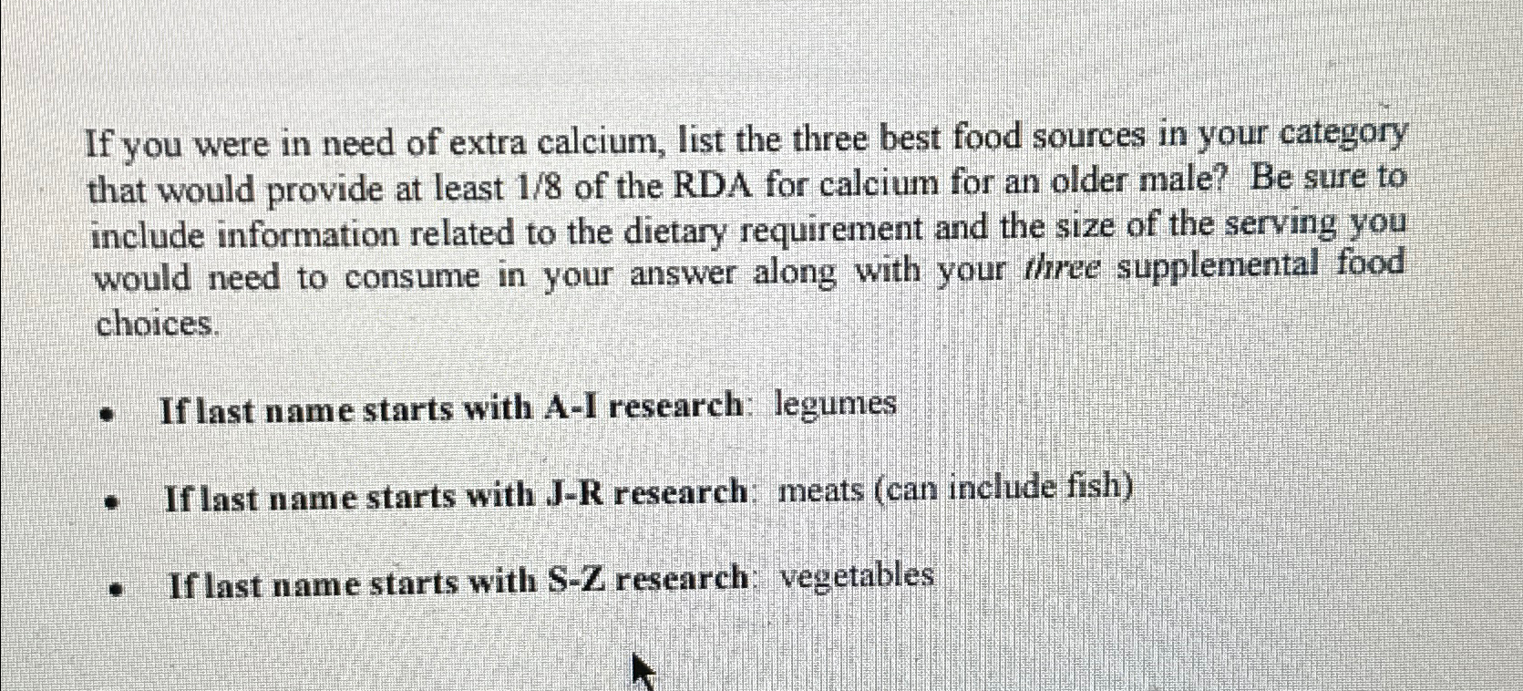 Solved I need help with bio queStion H | Chegg.com