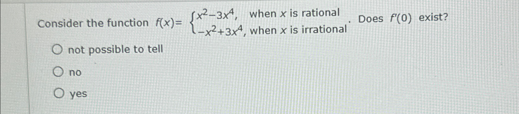 Solved Consider the function | Chegg.com