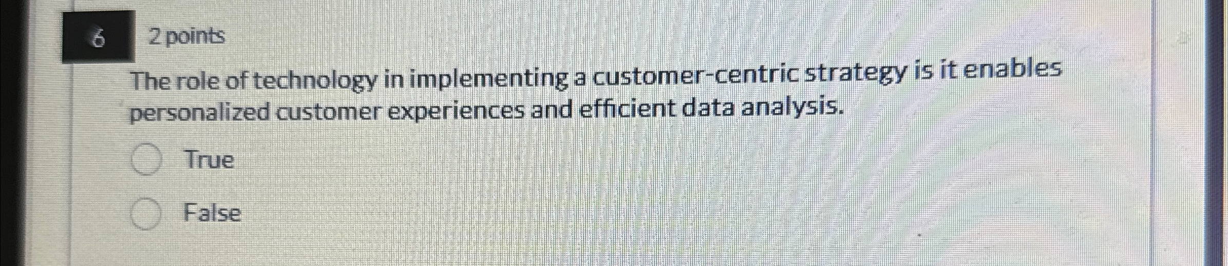 Solved 62 ﻿pointsThe role of technology in implementing a | Chegg.com