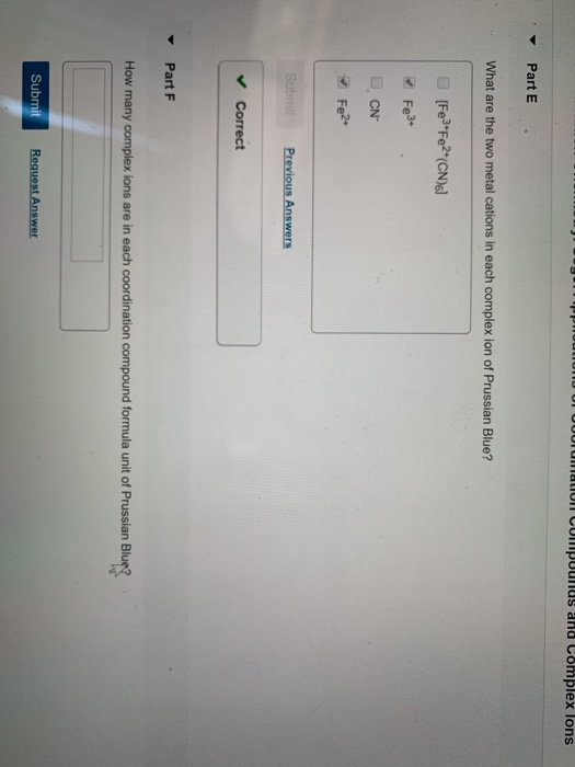 Solved Pigments Pigments usually contain coordination | Chegg.com