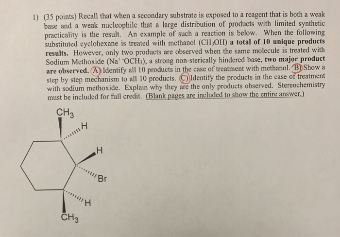 Solved 1) (35 points) Recall that when a secondary substrate | Chegg.com