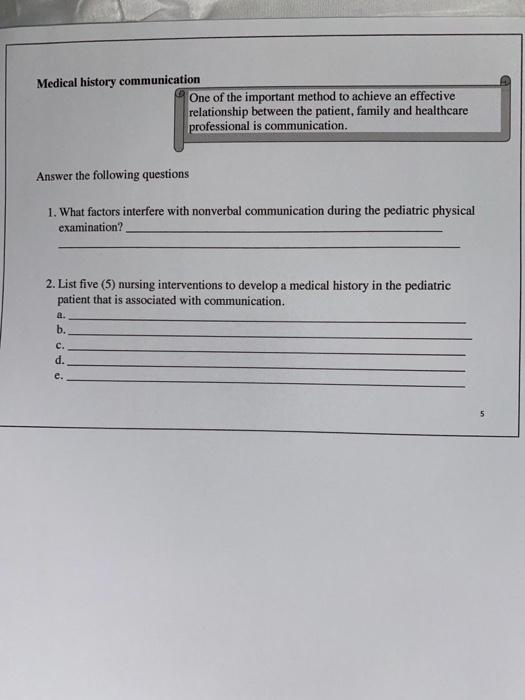 Solved Terminal Objective 1. Recognize the essential | Chegg.com