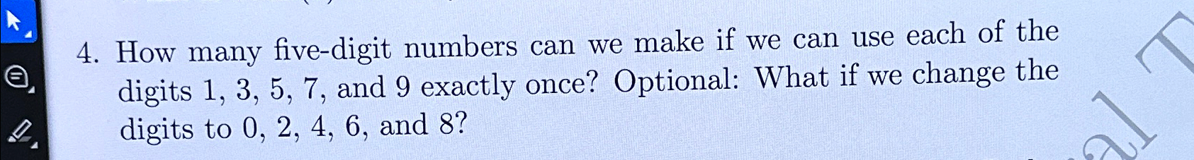 Solved How many five How many five-digit numbers can we make | Chegg.com