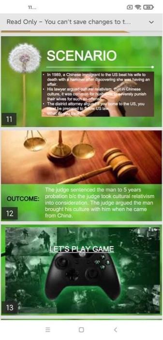 give me a scenerio for no 1,2,3,4. i give a example | Chegg.com