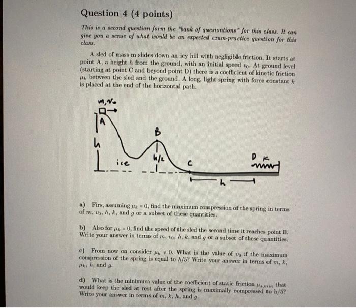 Solved Question 4 (4 points) This is a second question form | Chegg.com