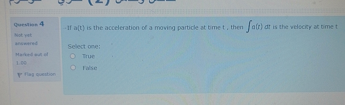 Solved Question 4Not yet answeredMarked out of 1.00 Flag | Chegg.com Solved Question 4Not yet answeredMarked out of 1.00 Flag | Chegg.com