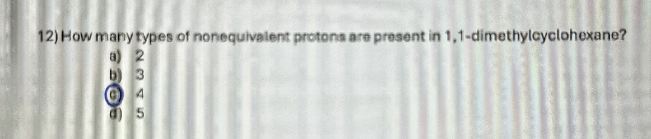 Solved How many types of nonequivalent protons are present | Chegg.com