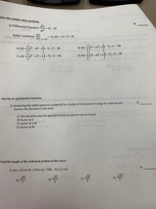 Solved olve the initial value problem. 4) Differential | Chegg.com Solved olve the initial value problem. 4) Differential | Chegg.com