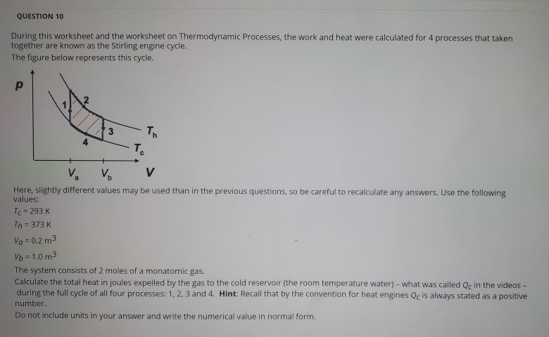 Solved QUESTION 10 During this worksheet and the worksheet | Chegg.com