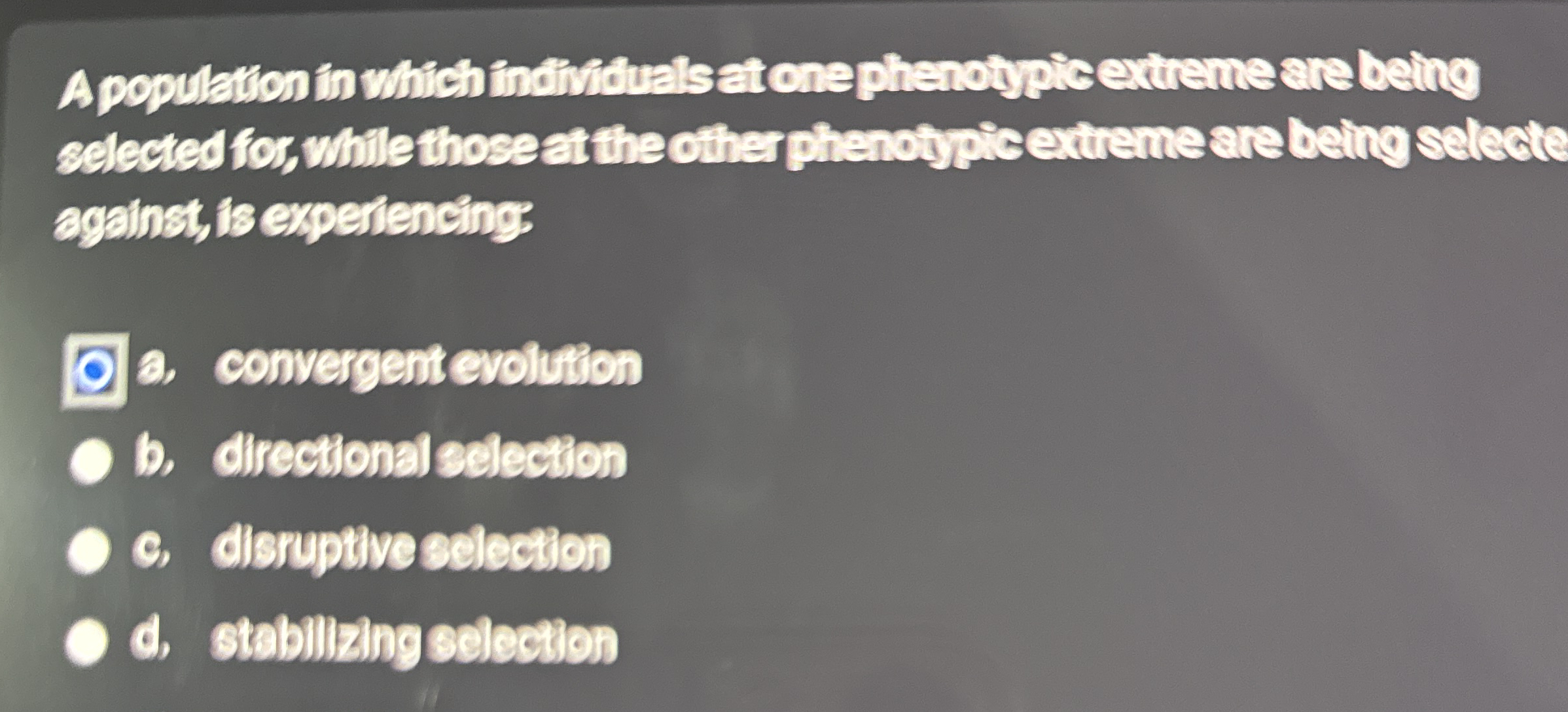 Solved A population in which indintululs at one phenotypic | Chegg.com