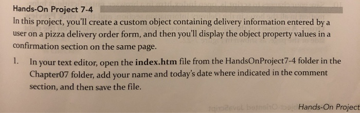 Solved Hands-On Project 7-4 In this project, you'll create a | Chegg.com