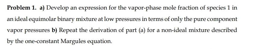 Solved Problem 1. ﻿a) ﻿Develop an expression for the | Chegg.com