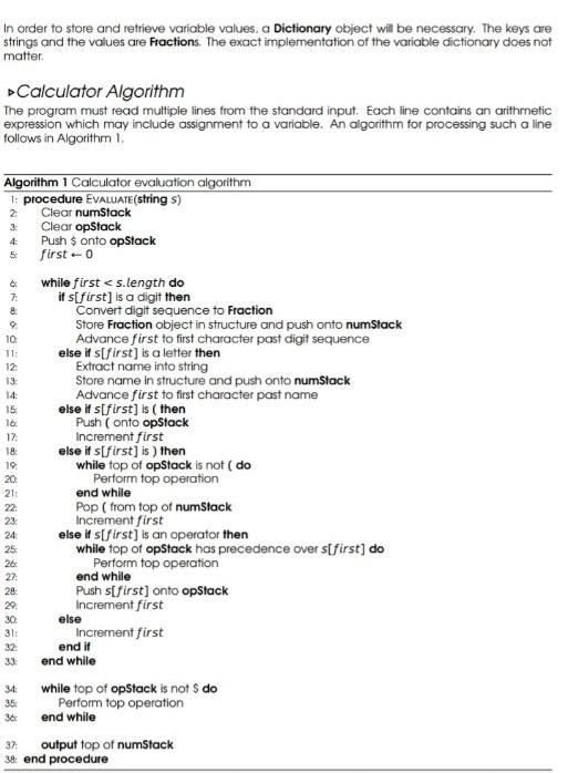 Solved Develop a program that implements a four-function | Chegg.com