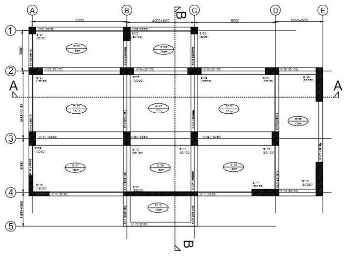 Solved draw attached floor plan and two sections (A-A and | Chegg.com