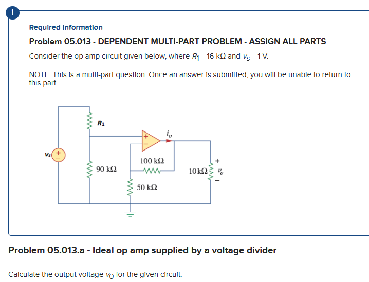 Solved !Required InformationProblem 05.013 - ﻿DEPENDENT | Chegg.com