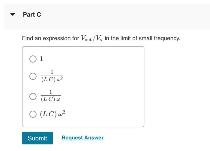 Solved Figure shows (Figure 1) a low-pass filter; the output | Chegg.com