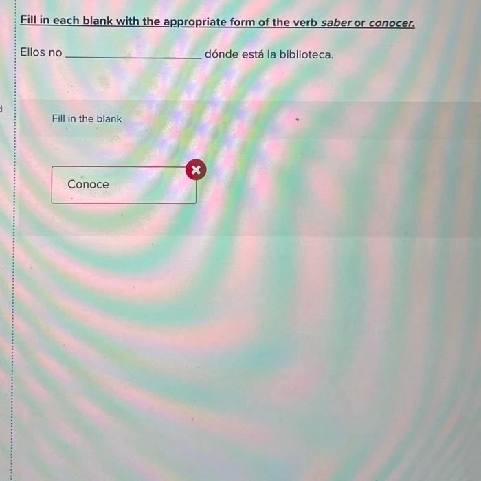 Solved Fill in each blank with the appropriate form of the | Chegg.com
