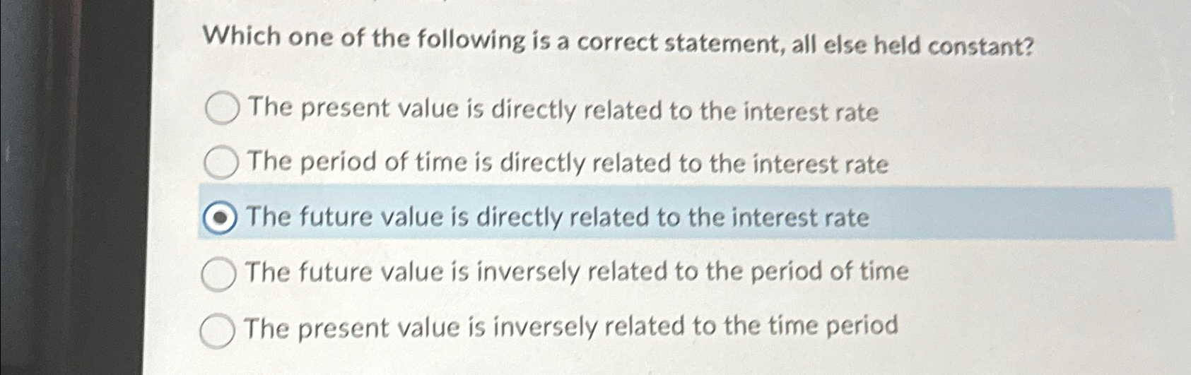 Solved Which one of the following is a correct statement, | Chegg.com