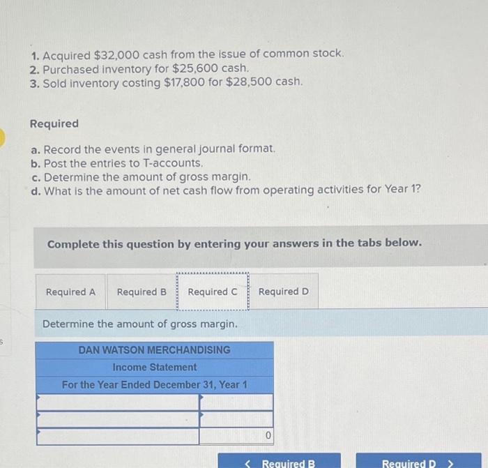 Solved a. Record the events in general journal format. b. | Chegg.com