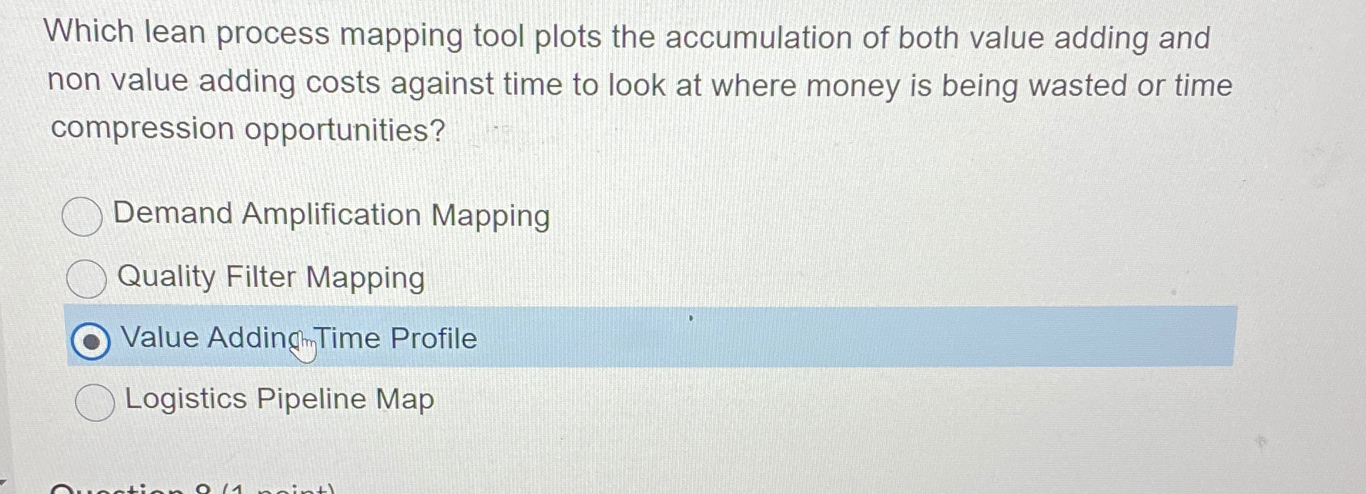Solved Which lean process mapping tool plots the | Chegg.com
