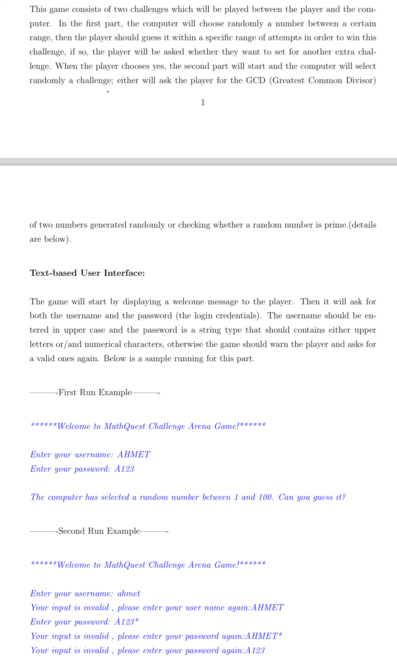 Solved SOLVE PYCHARMThis game consists of two challenges | Chegg.com