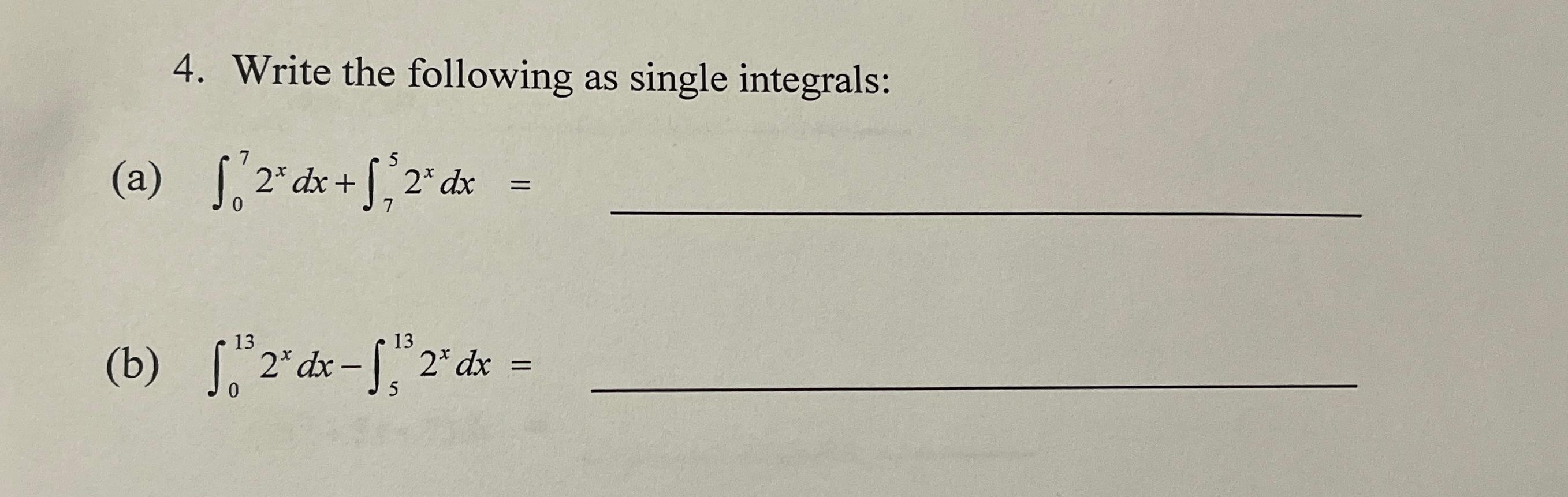 Solved Write the following as single | Chegg.com