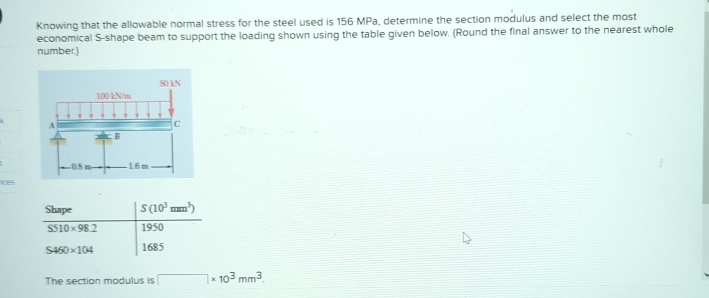 Solved Knowing that the allowable normal stress for the | Chegg.com
