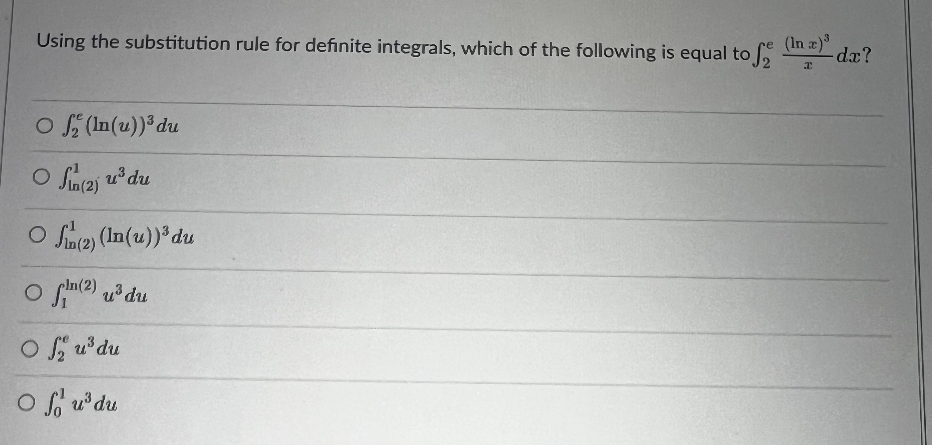 Solved ∫2e(lnx)3xdx?Using the substitution rule for definite | Chegg.com