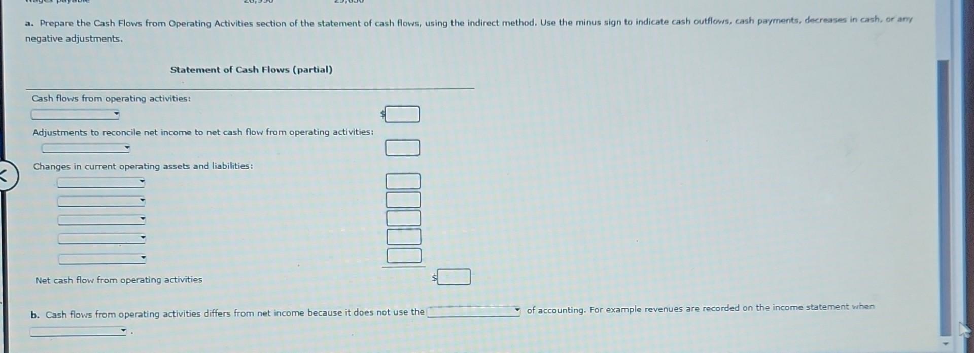 Solved negative adjustments. liability accounts at the | Chegg.com