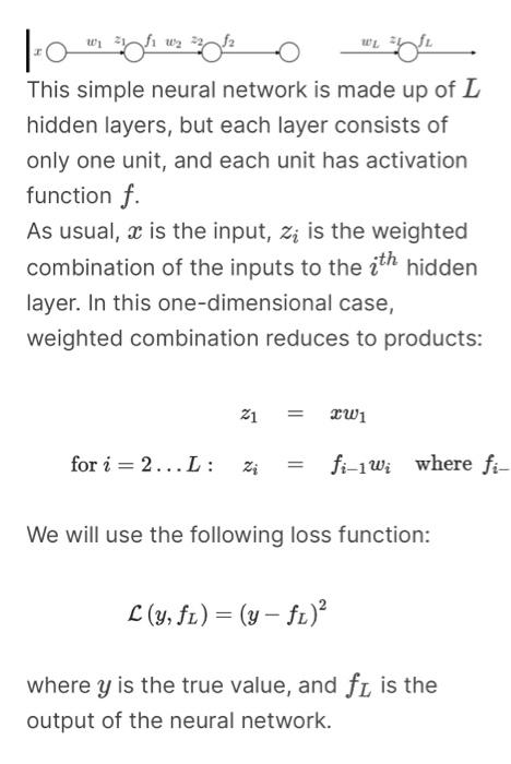 2. Back-propagation Algorithm Once we set up the | Chegg.com