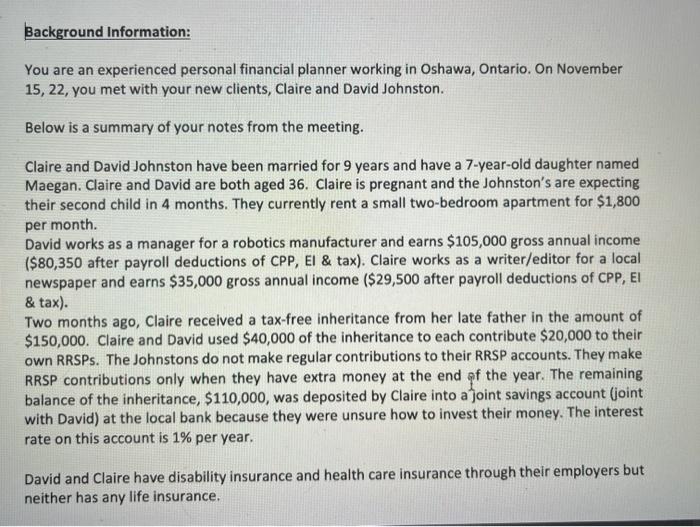 Solved Based on the information above, provide a summary of | Chegg.com
