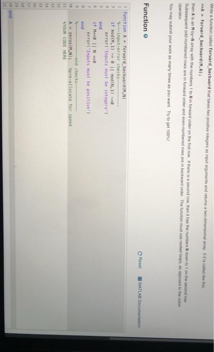 Solved Write a function called forward_backward that takes | Chegg.com