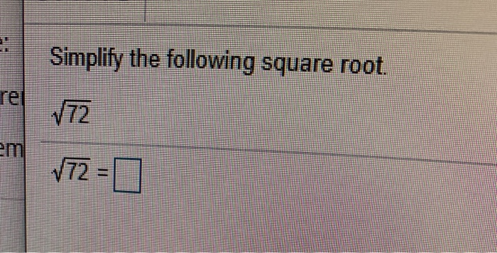 Solved Simplify the following square root 175 mi Simplify | Chegg.com