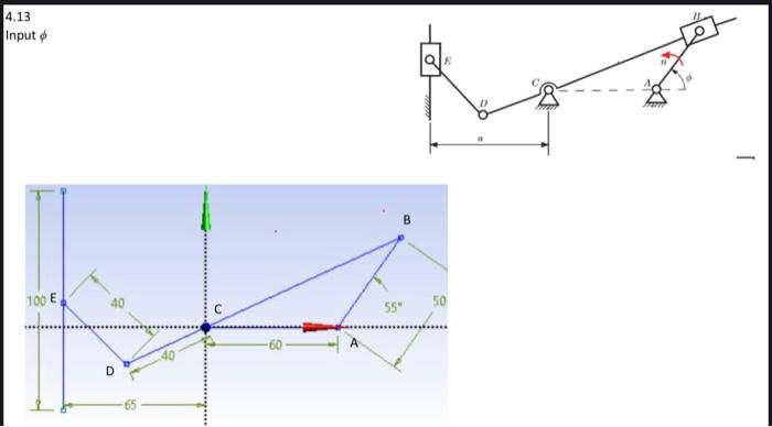 Solved The mechanisms next are NOT drawn to scale; input | Chegg.com