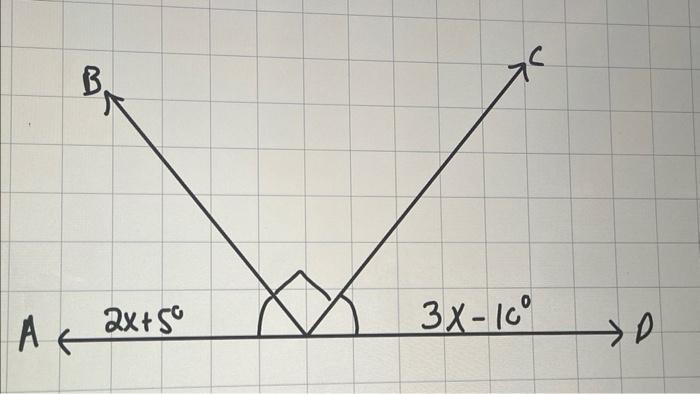 Solved Find the missing angle measure | Chegg.com