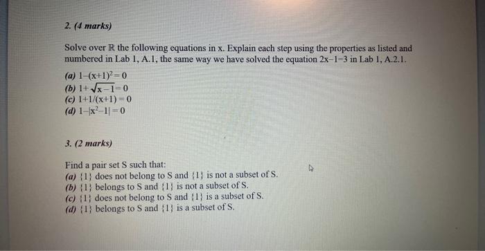 [Solved]: Discrete math2 and 3 are seperate questions Solve