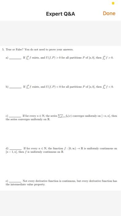Solved Real analysis, please proof and explain it using | Chegg.com