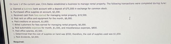 Solved 4. How much did June's transactions increase or | Chegg.com