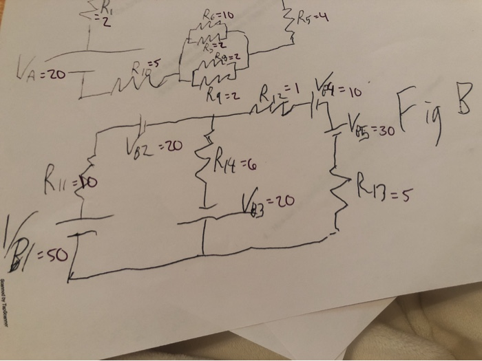 Solved 1. redraw the circuit diagram figure B and choose the | Chegg.com