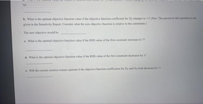 Solved Implement the following LP model in a spreadsheet. | Chegg.com