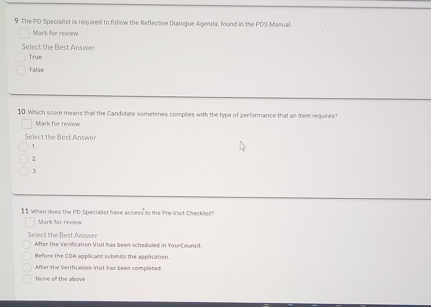 9 The PD Specialist is required to follow the | Chegg.com