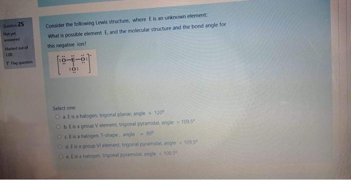 Solved ton 24 Based on Lewis structure, what is the | Chegg.com