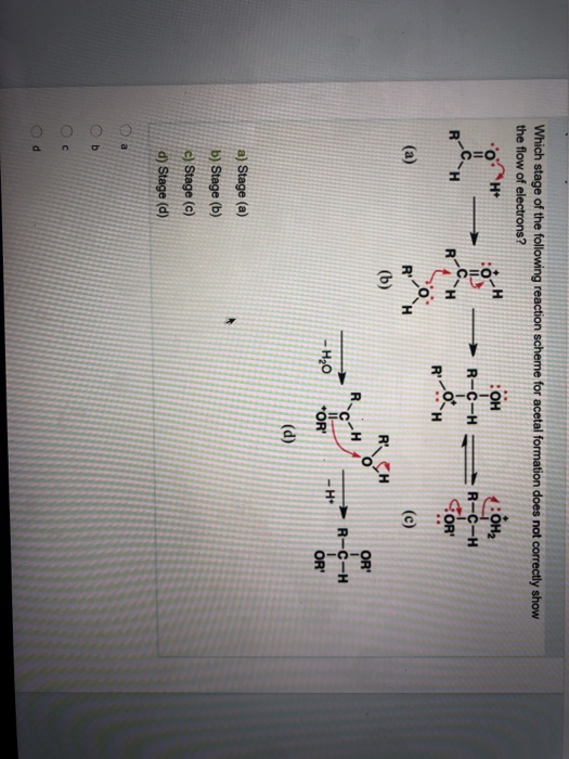 Solved Which stage of the following reaction scheme for | Chegg.com