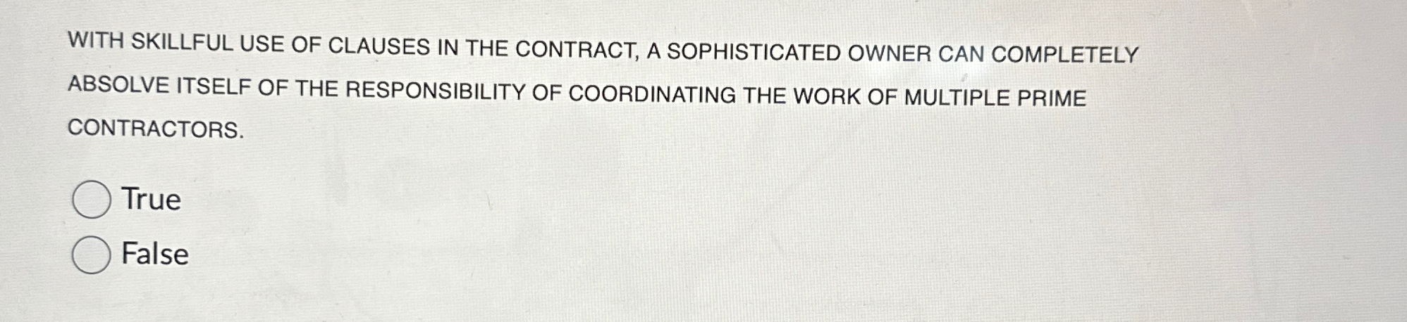 Solved WITH SKILLFUL USE OF CLAUSES IN THE CONTRACT, A | Chegg.com