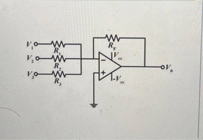 Solved Part A Calculating The Output Voltage Of A Summing 8518