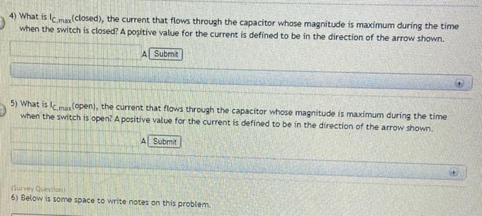 Solved Two Loop RC Circuit 2 23456 A circuit is constructed | Chegg.com
